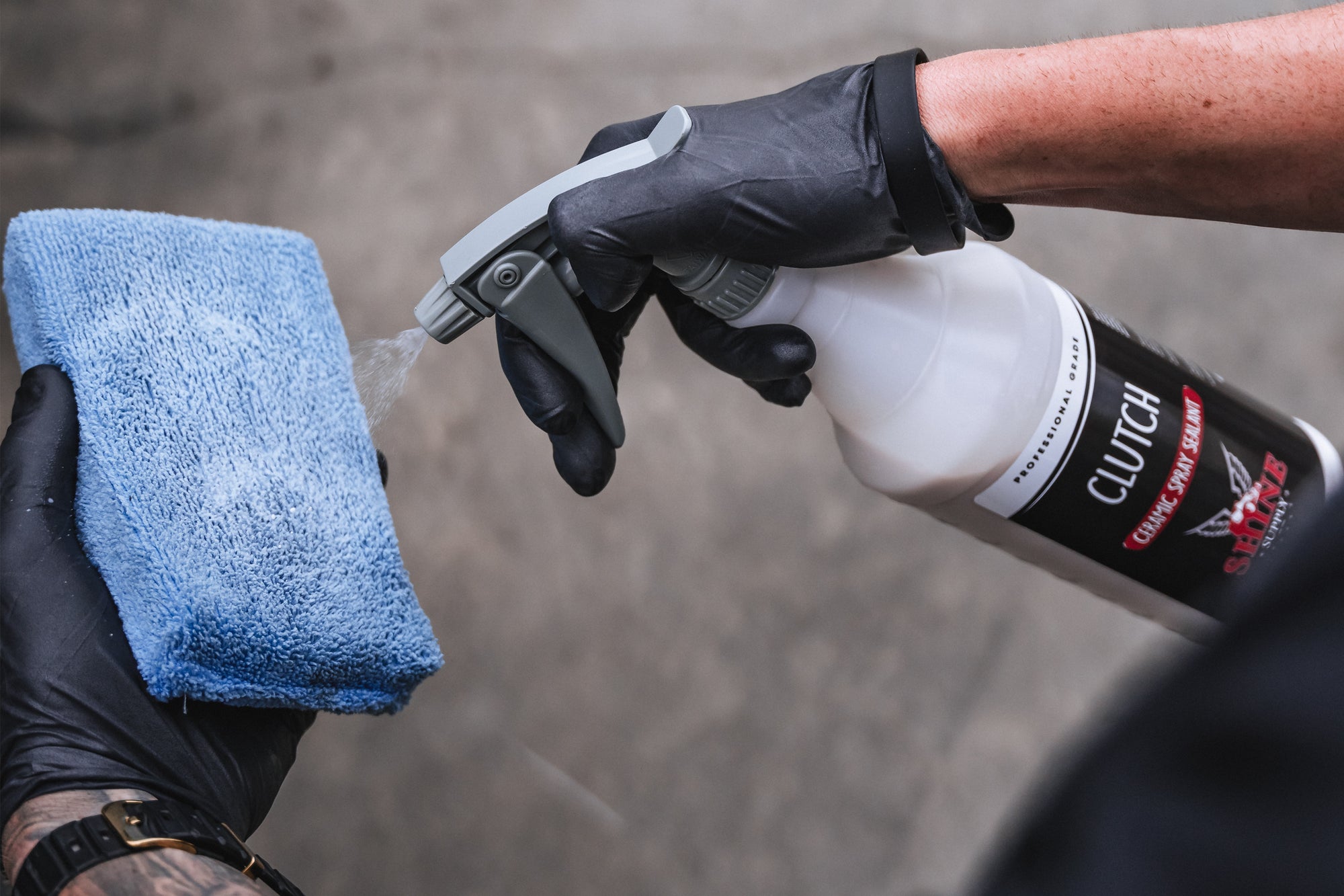 Silica spray sealant