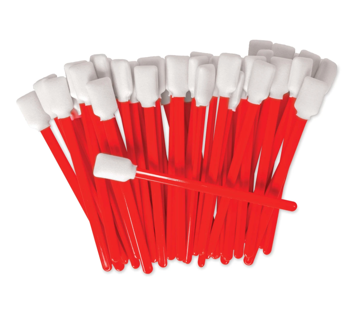 LARGE SQUARE MICROFIBER SWABS - 50CT